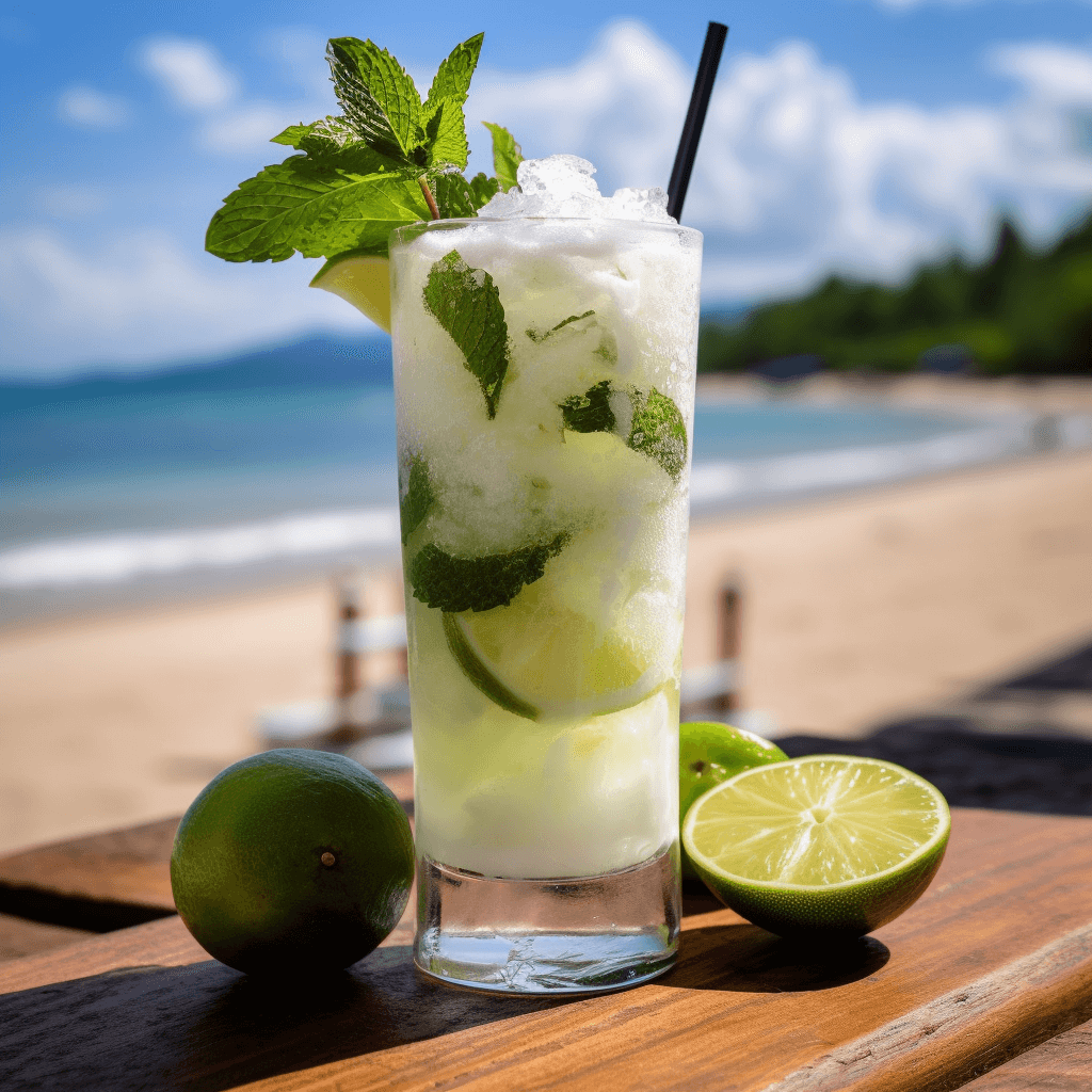 Cool Down With A Coconut Mojito Pitcher Cool Down With A Coconut Mojito Pitcher